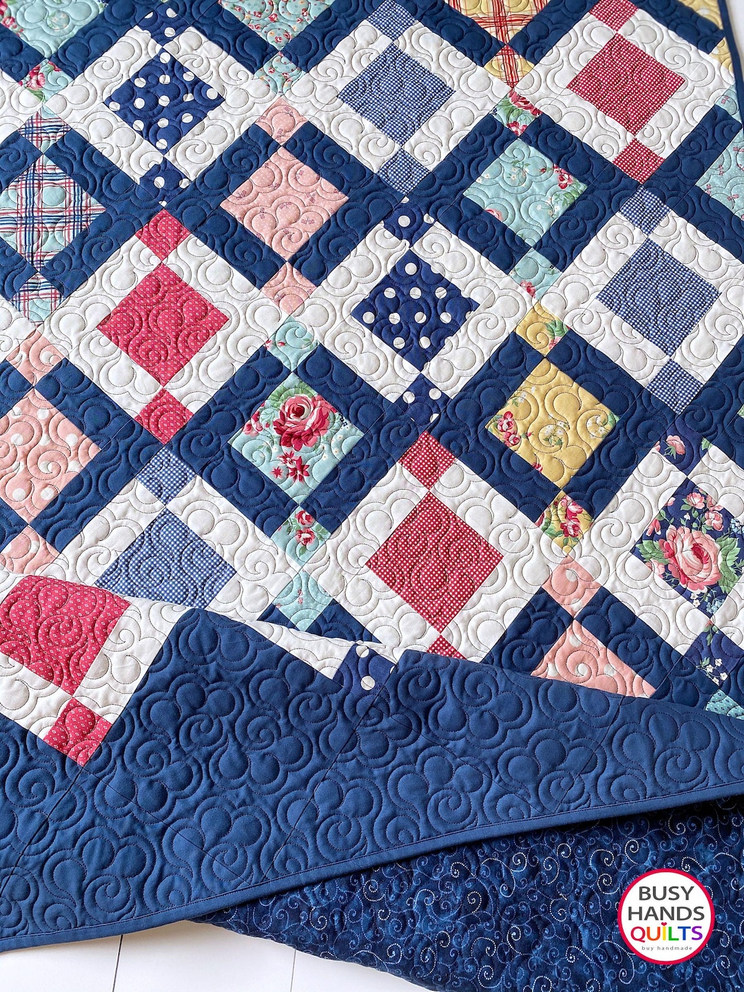5 Sizes Woven Windows Quilt Pattern, PDF DIGITAL DOWNLOAD, Baby Throw ...