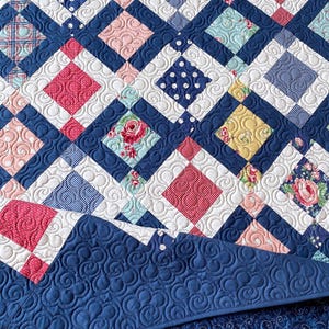 5 Sizes Woven Windows Quilt Pattern, PDF DIGITAL DOWNLOAD, Baby Throw ...