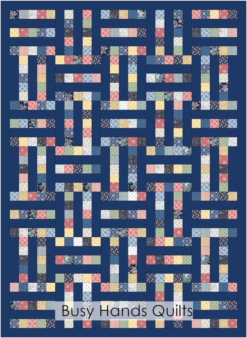 6 Sizes Family Ties Quilt Pattern PRINTED Baby Lap Throw | Etsy