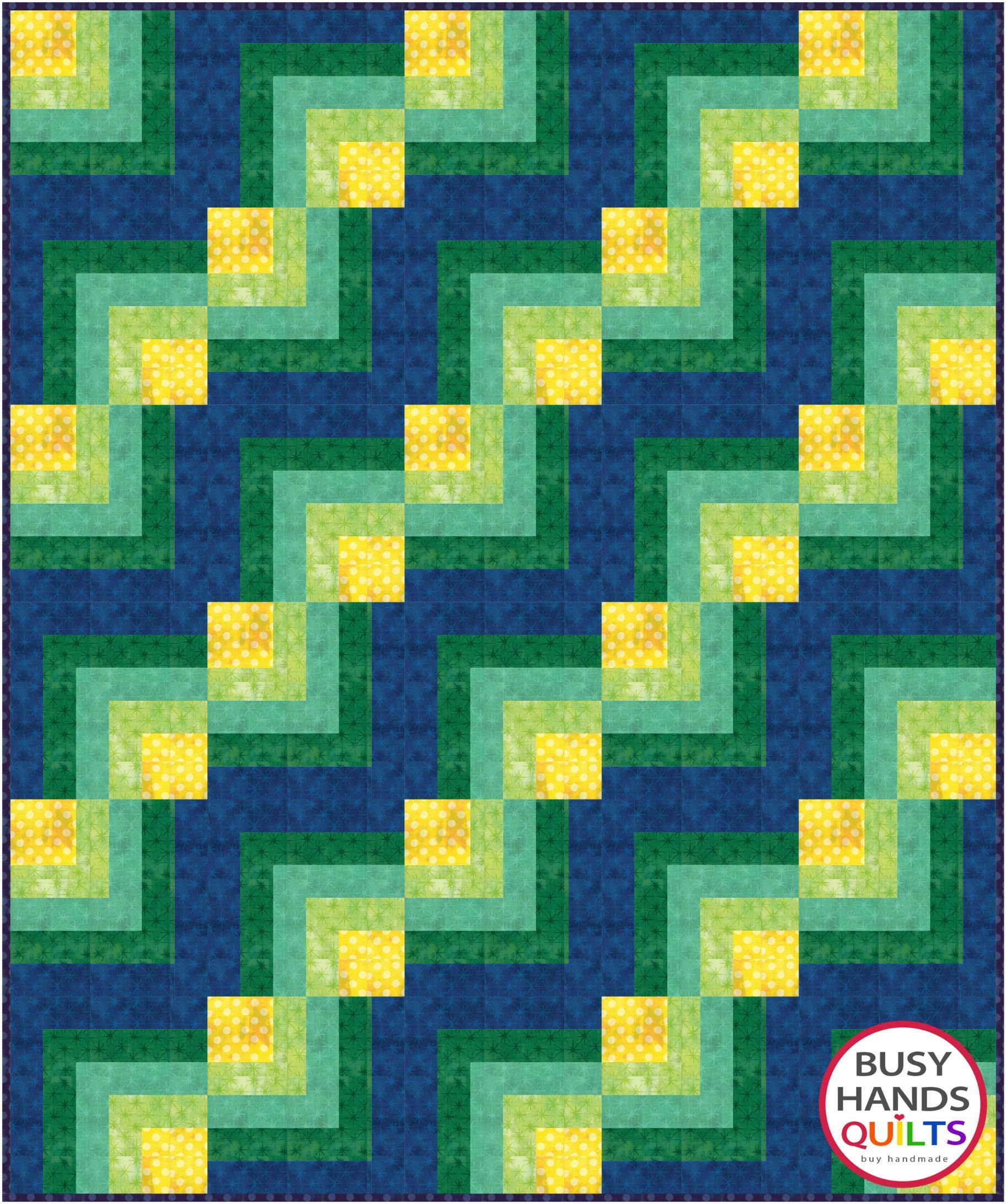 6 Sizes Envision Quilt Pattern, PDF DIGITAL DOWNLOAD, Baby Lap Throw ...