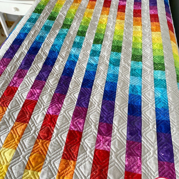Bargello Quilt Pattern - Etsy
