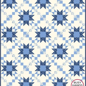 6 Sizes Shooting Stars Quilt Pattern, PDF DIGITAL DOWNLOAD, Lap Throw ...