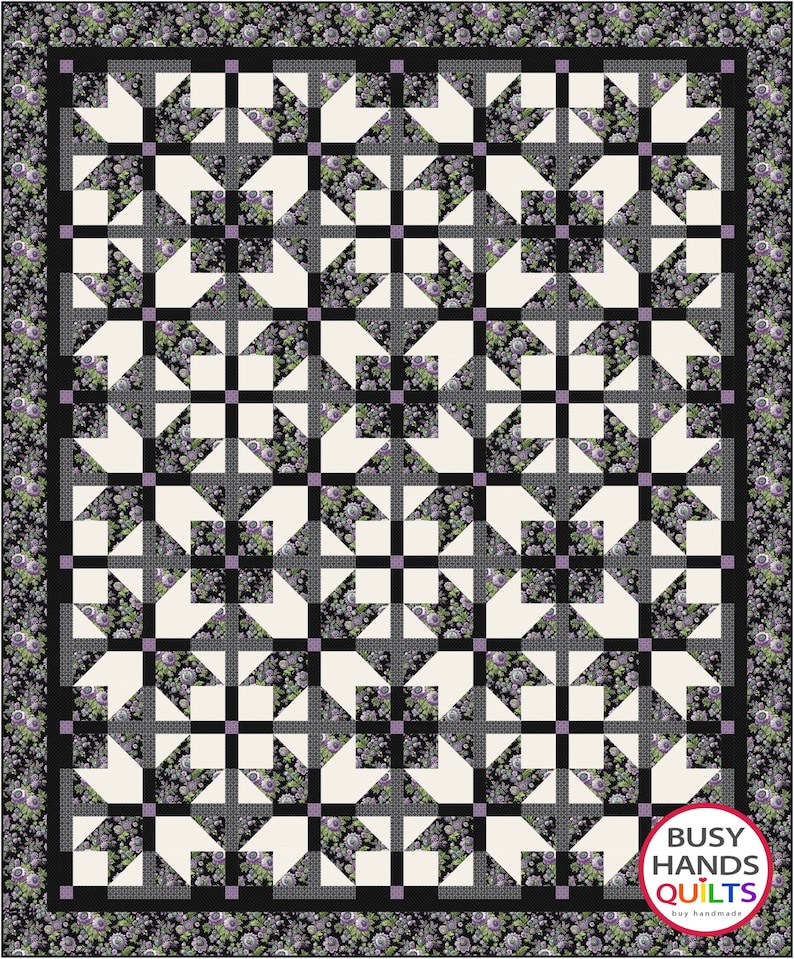 4 Sizes Mariposa Quilt Pattern PRINTED Throw Twin Queen - Etsy