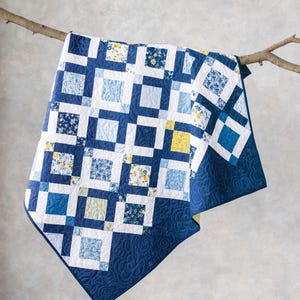 5 Sizes Woven Windows Quilt Pattern, PDF DIGITAL DOWNLOAD, Baby Throw ...