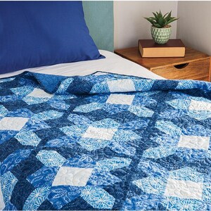 4 Sizes Sweet Comfort Quilt Pattern, PDF DIGITAL Download, Throw Twin ...