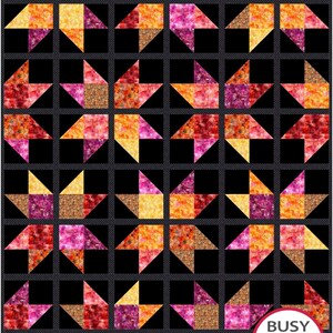 5 Sizes Through My Window Quilt Pattern PRINTED, Star Pattern, Baby ...