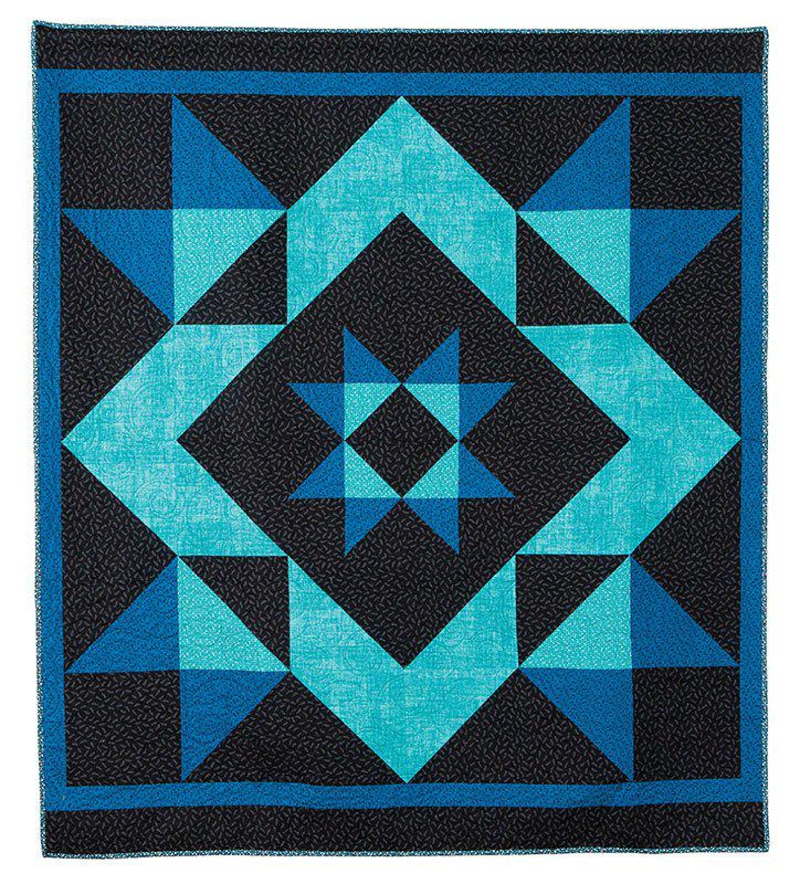 4 Sizes Giant Star Quilt Pattern PDF DIGITAL DOWNLOAD, Quick and Easy ...