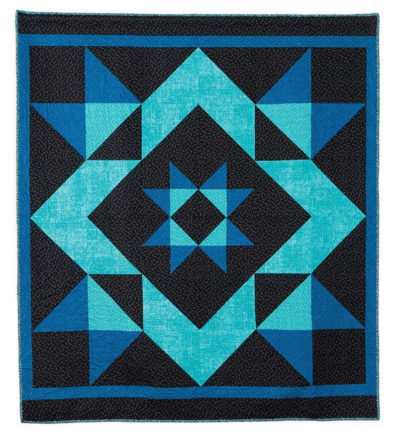 4 Sizes Giant Star Quilt Pattern PDF DIGITAL DOWNLOAD, Quick and Easy ...