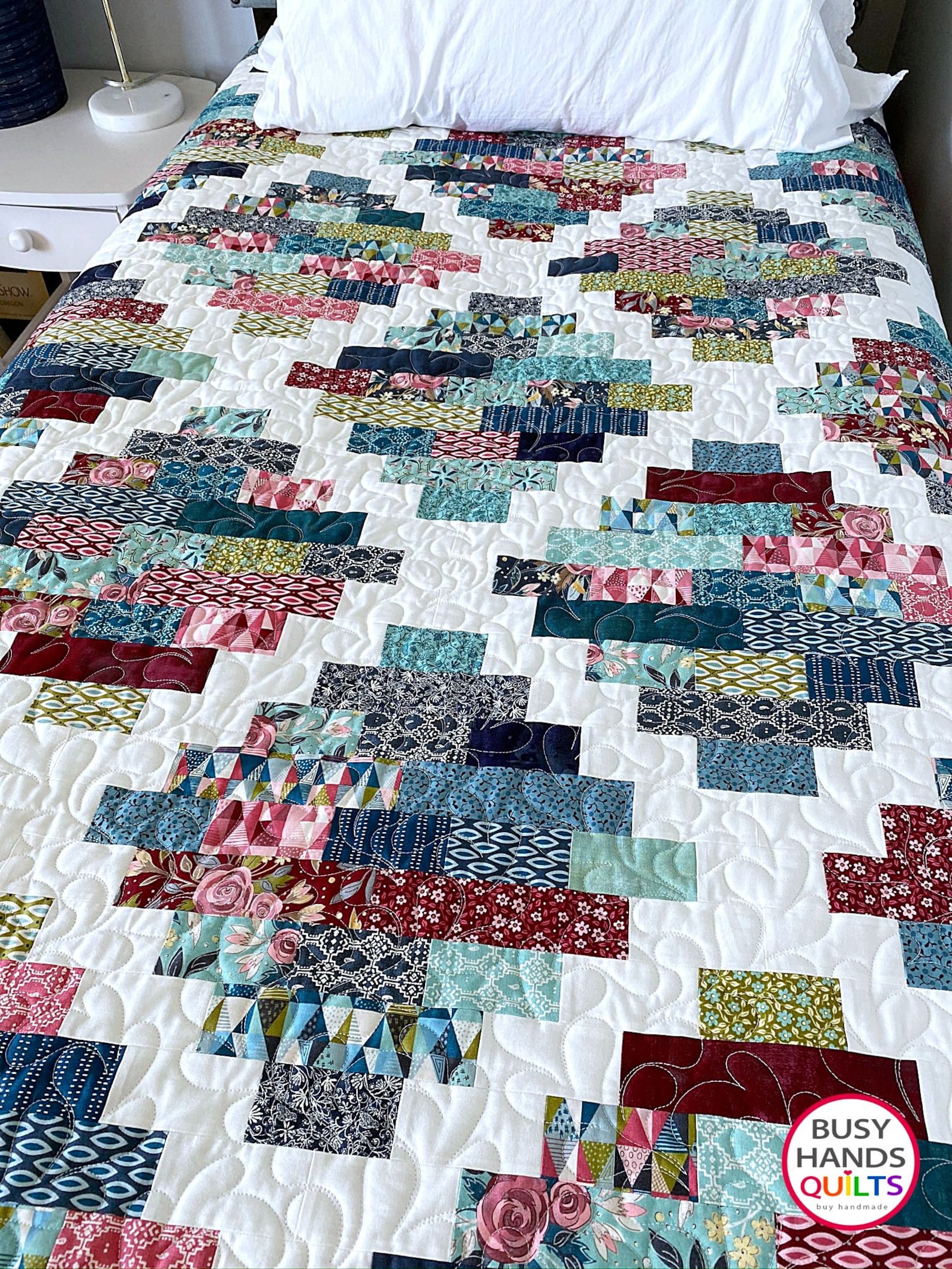 4 Sizes Hampton Court Quilt Pattern, PDF DIGITAL Download, Throw Twin ...