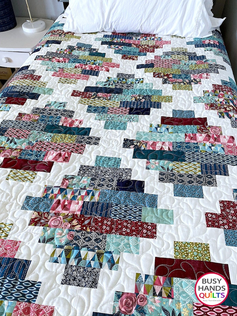4 Sizes Hampton Court Quilt Pattern, PDF DIGITAL Download, Throw Twin ...