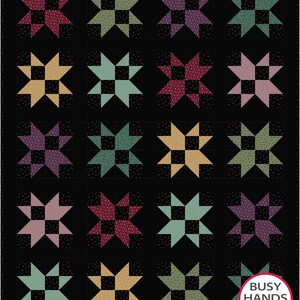 6 Sizes Jacks Quilt Pattern PRINTED, Fat Quarter Friendly, Quick and ...