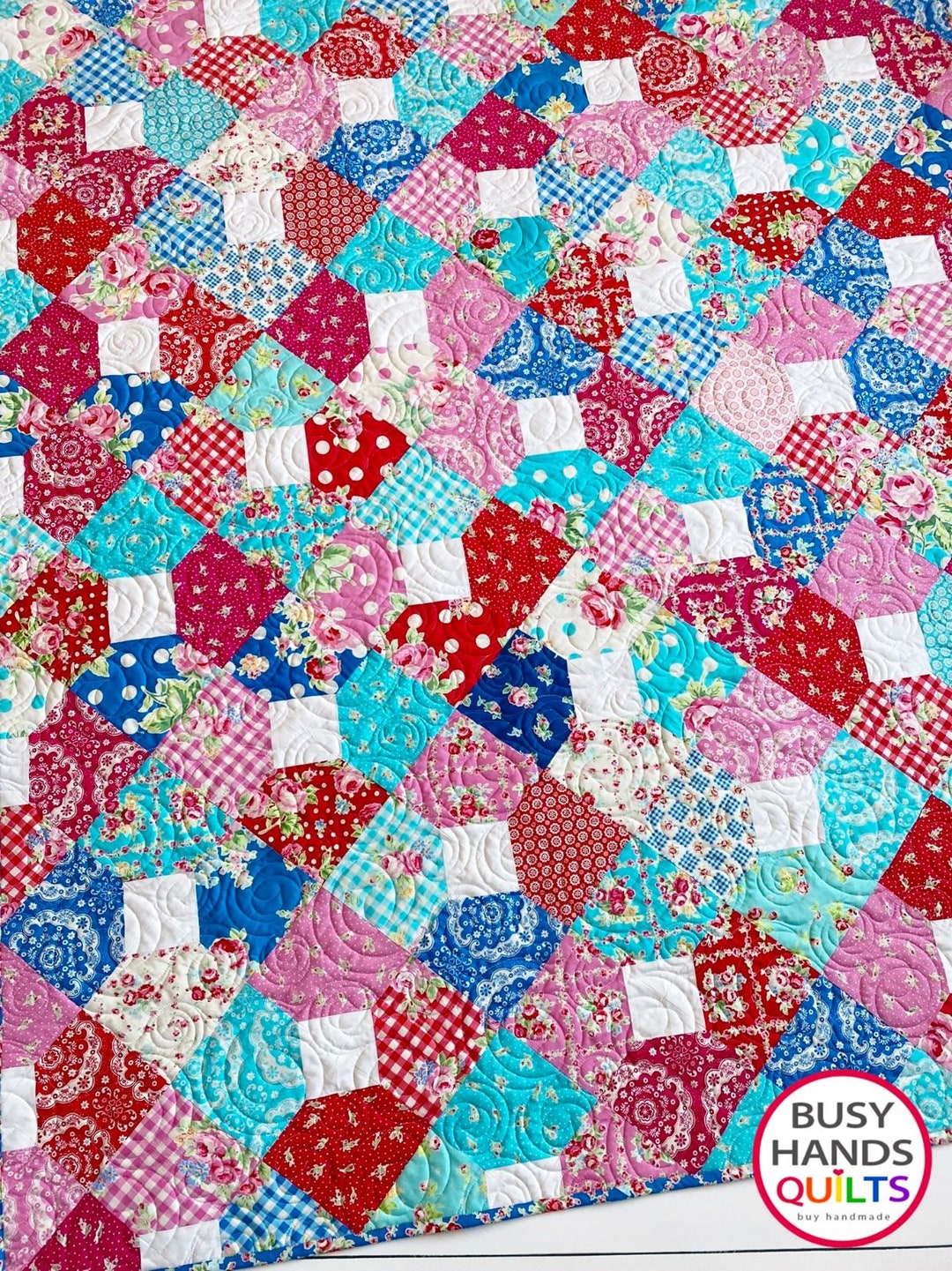 6 Sizes Sweetness Quilt Pattern PRINTED, Easy Quilt Patterns, Charm ...