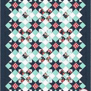 5 Sizes Calliope Quilt Pattern PRINTED, Baby Throw Twin Queen King ...