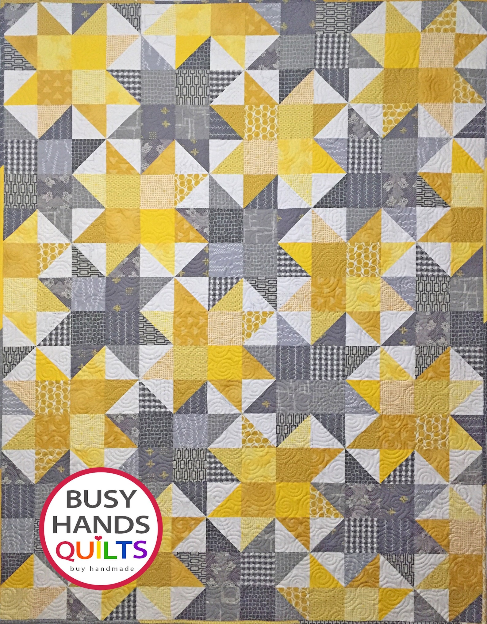 6 Sizes Sunnyside Quilt Pattern PRINTED, Baby Quilt Pattern, Fat ...