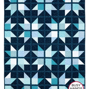 5 Sizes Through My Window Quilt Pattern PRINTED, Star Pattern, Baby ...