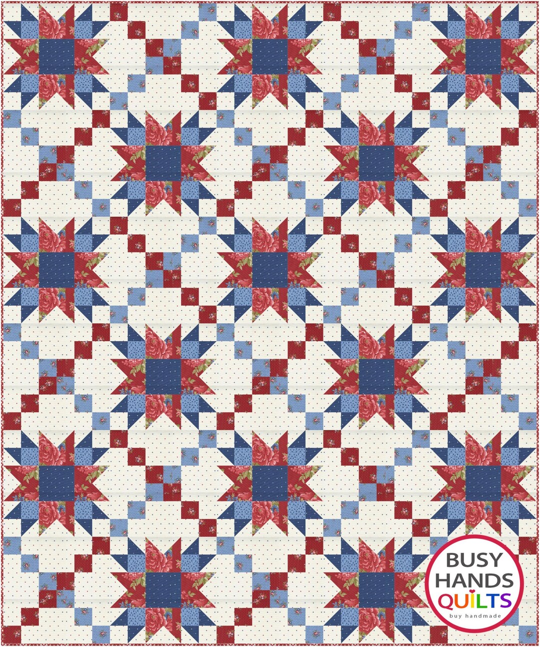 2 Sizes Shooting Stars Quilt Pattern, PDF DIGITAL DOWNLOAD, Quick and ...