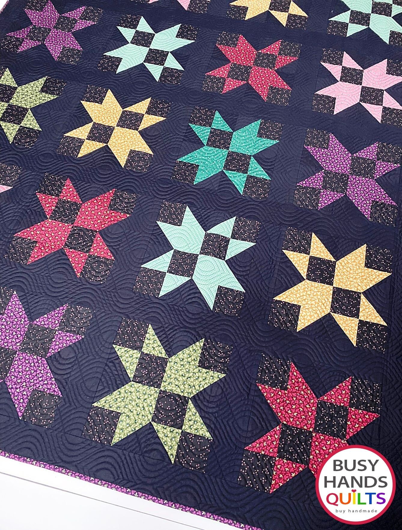 6 Sizes Jacks Quilt Pattern PDF DIGITAL DOWNLOAD, Fqs, Star Quilt ...