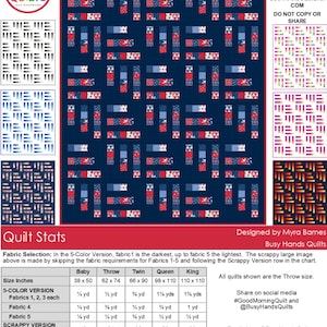 5 Sizes Good Morning Quilt Pattern, PDF DIGITAL DOWNLOAD, Jelly Roll ...