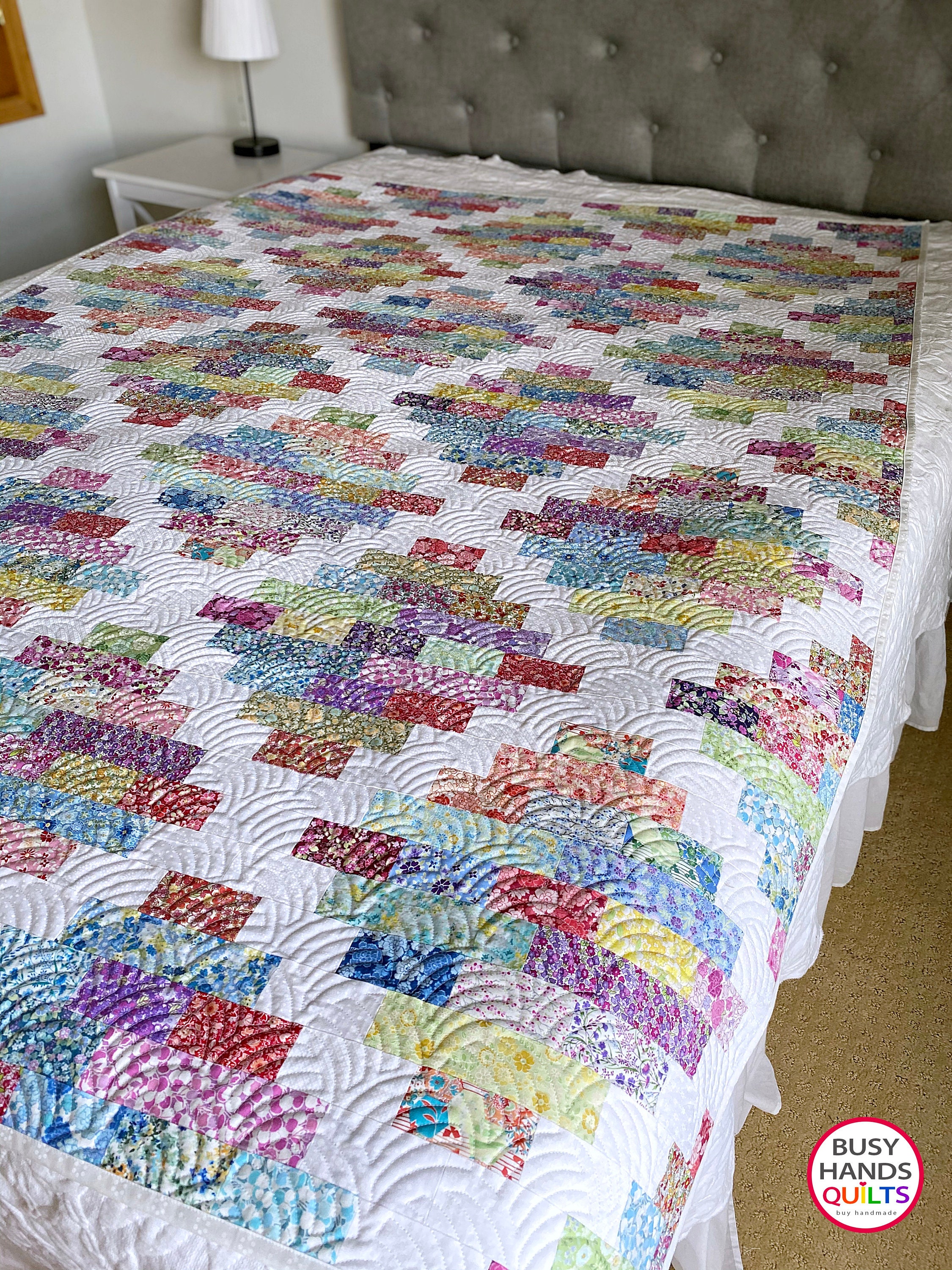 4 Sizes Hampton Court Quilt Pattern, PDF DIGITAL Download, Throw Twin ...