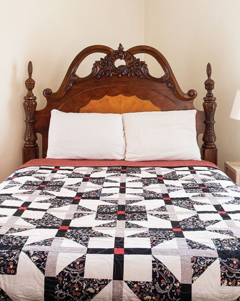 4 Sizes Mariposa Quilt Pattern PRINTED Throw Twin Queen | Etsy