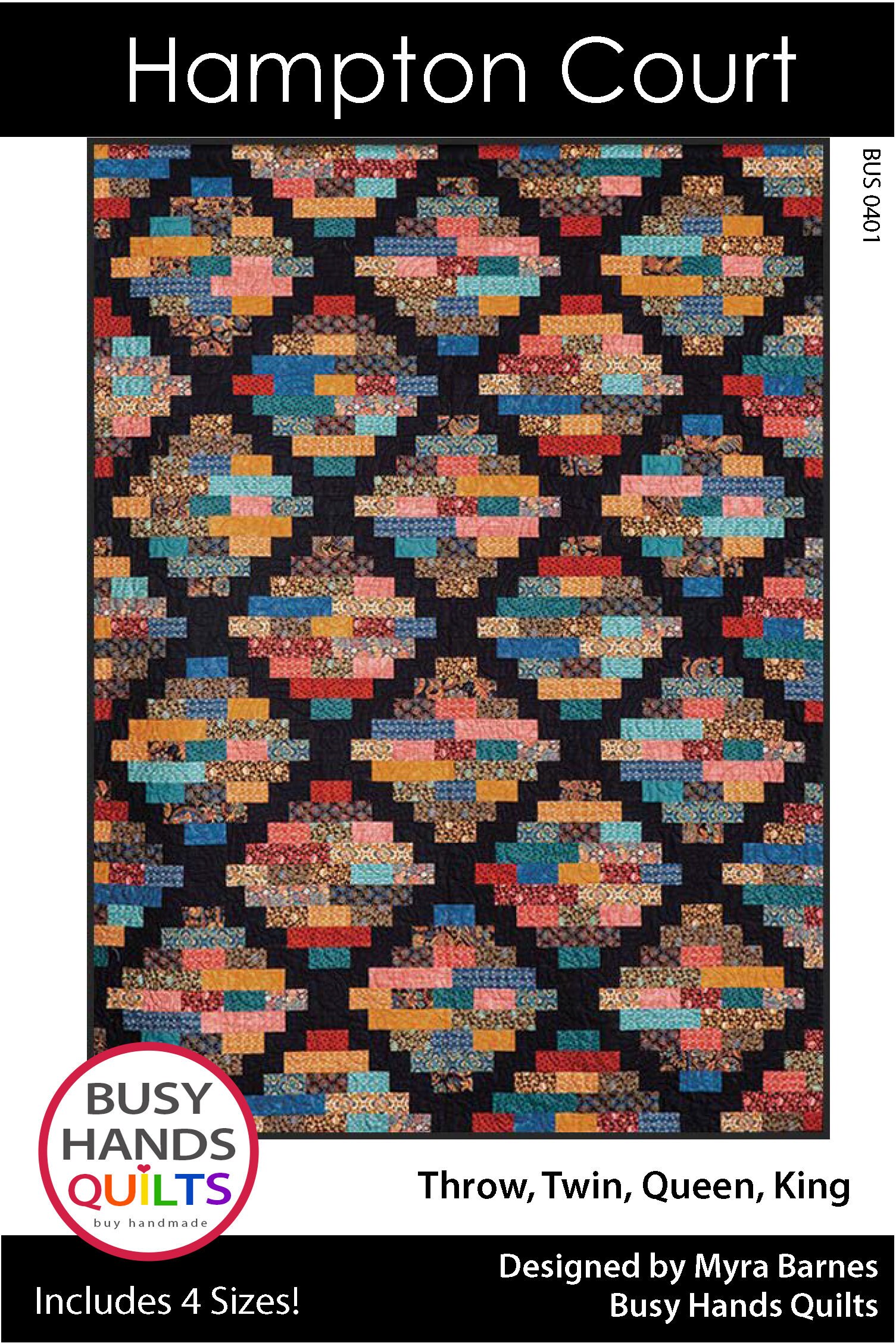 4 Sizes Hampton Court Quilt Pattern PRINTED Throw Twin Queen - Etsy