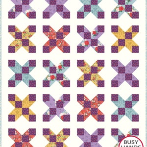 6 Sizes Jacks Quilt Pattern PRINTED, Fat Quarter Friendly, Quick and ...