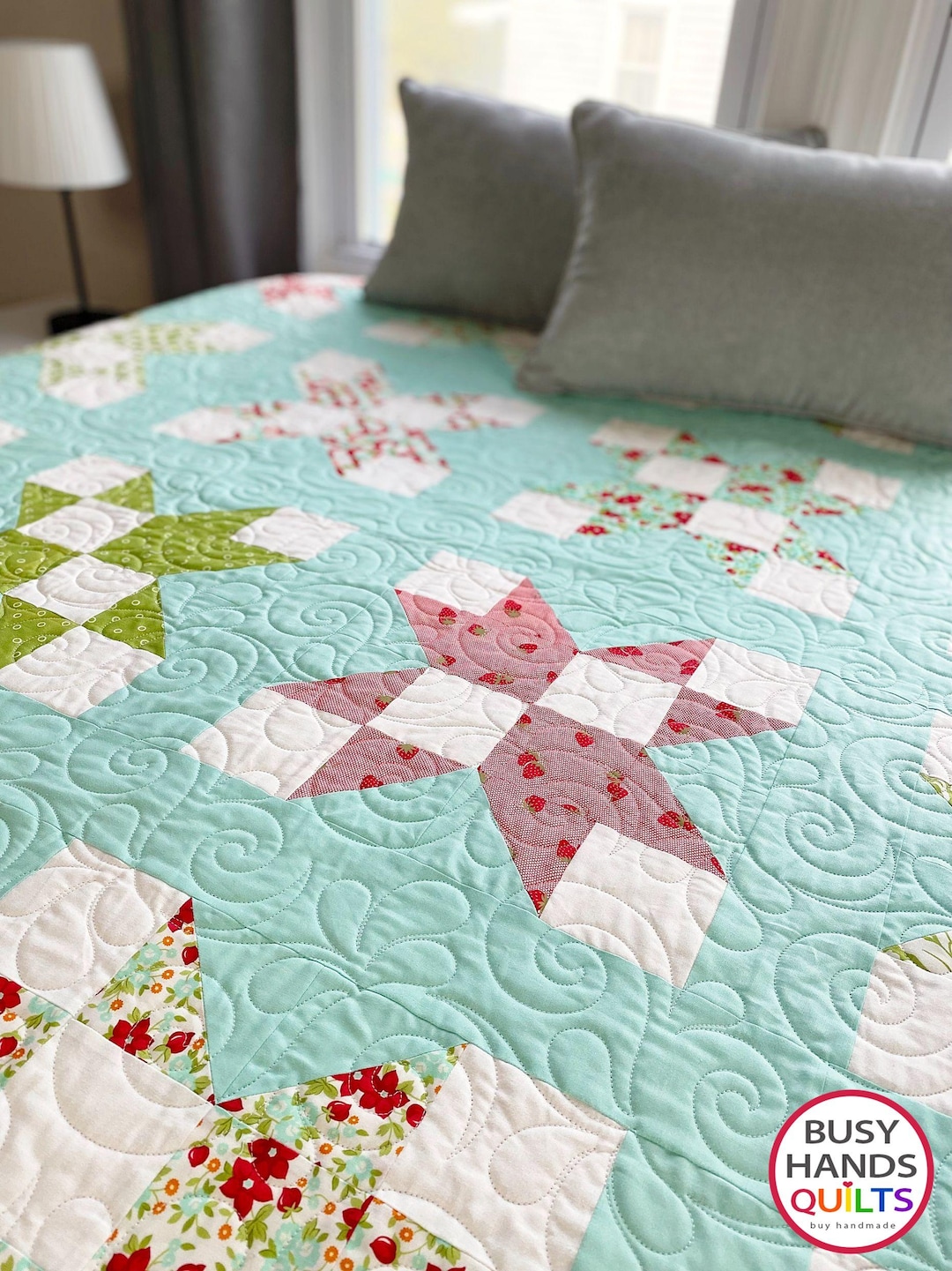 6 Sizes Jacks Quilt Pattern PRINTED, Fat Quarter Friendly, Quick and ...