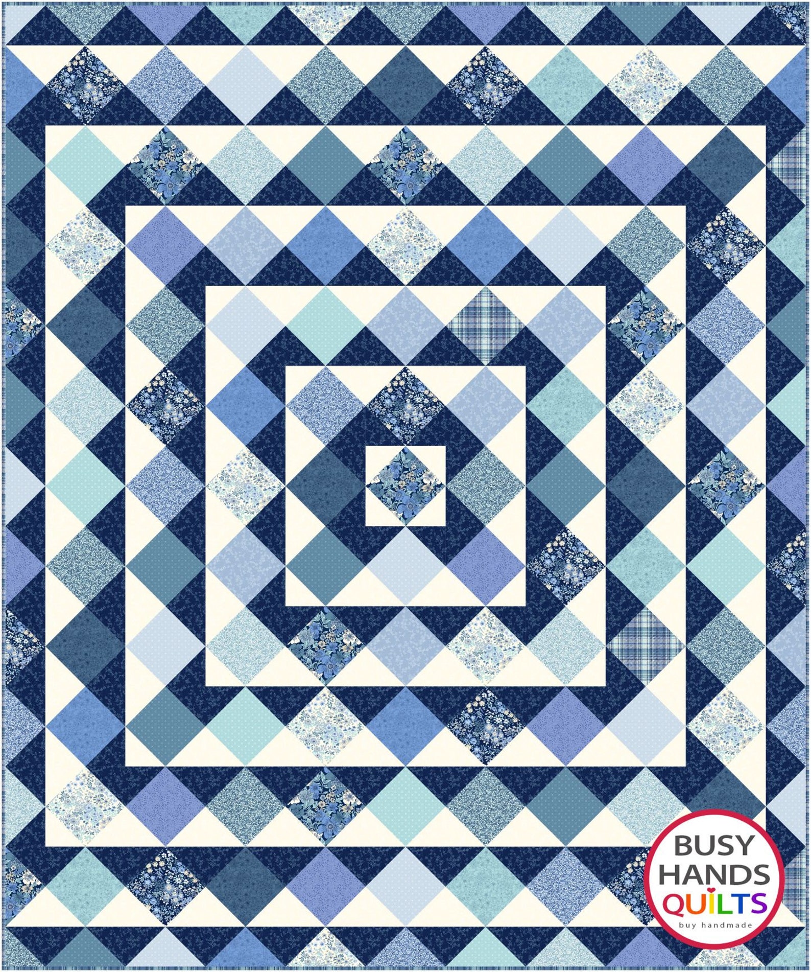 5 Sizes Skip to My Lou Quilt Pattern PRINTED Baby Throw Twin - Etsy ...