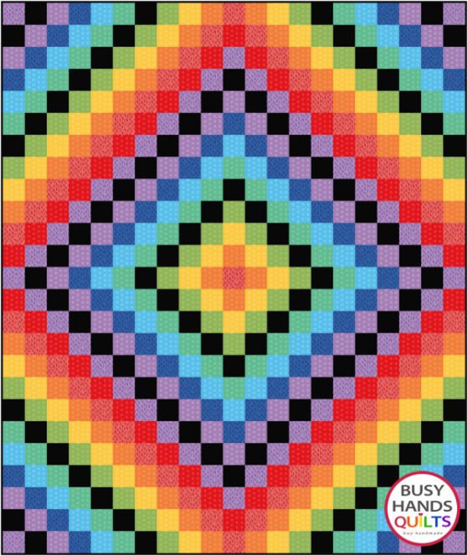 4 Sizes Around the World Quilt Pattern PRINTED Baby Lap - Etsy