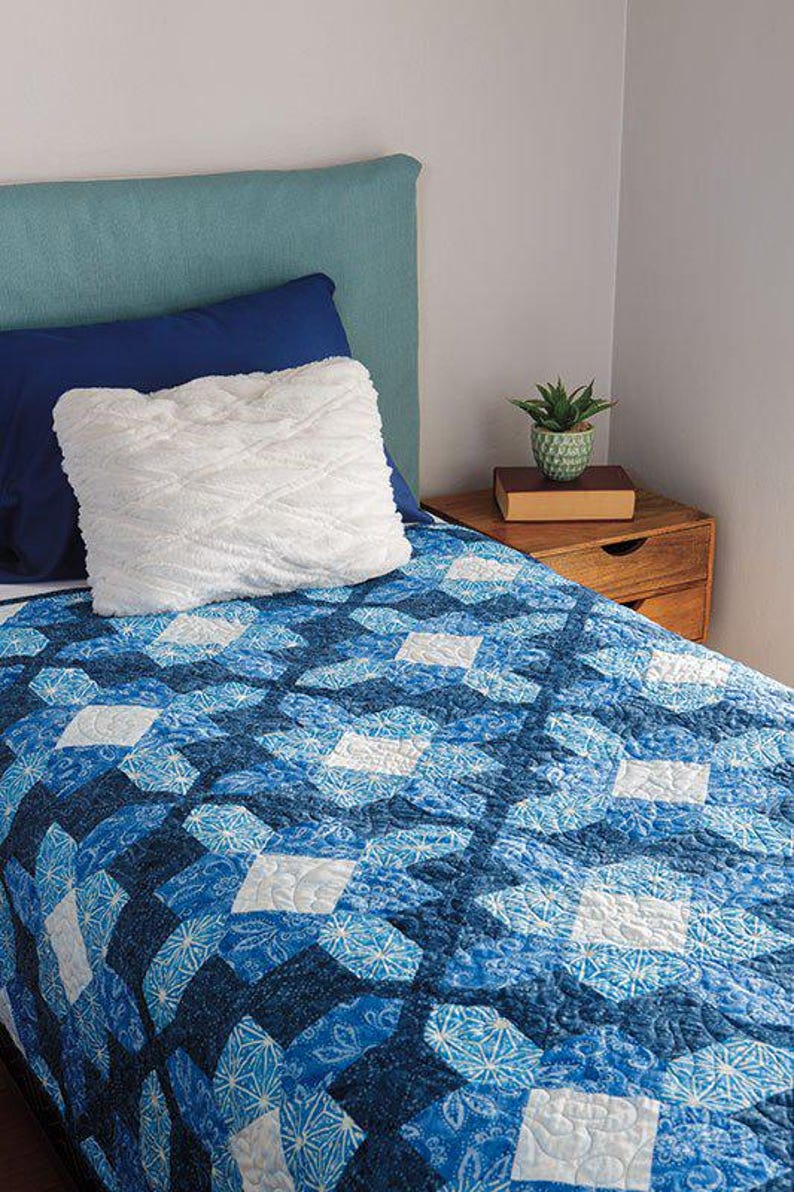 4 Sizes Sweet Comfort Quilt Pattern, PDF DIGITAL Download, Throw Twin ...