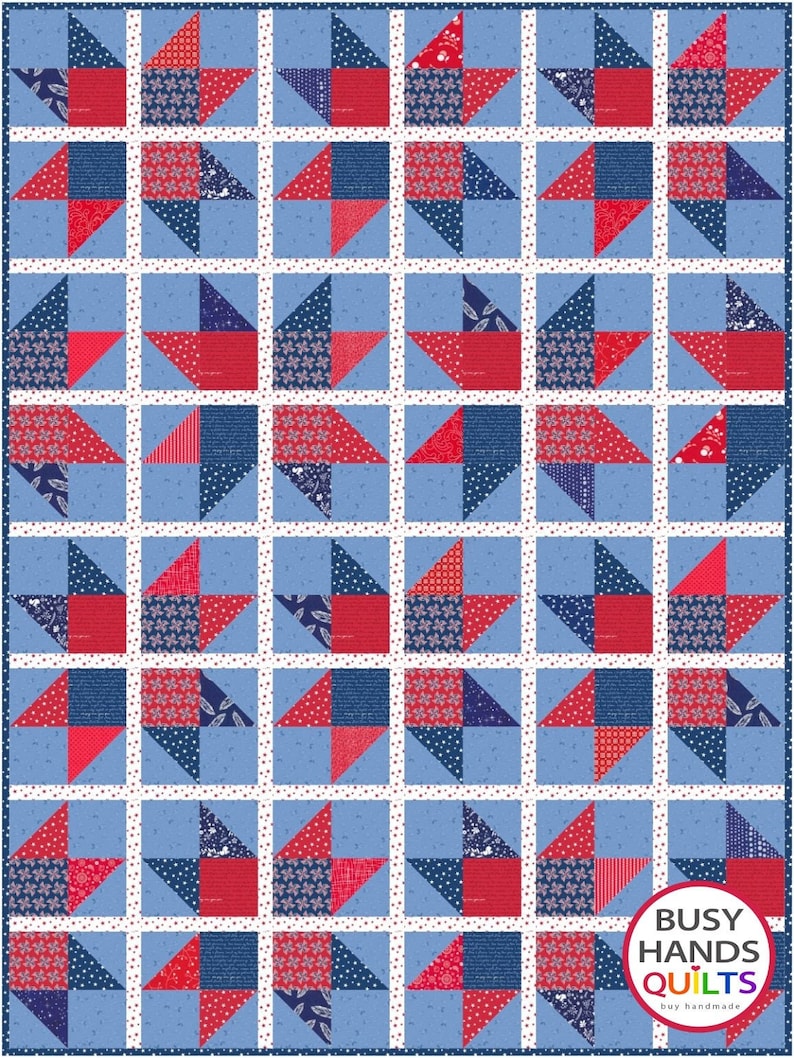 5 Sizes Through My Window Quilt Pattern PRINTED, Star Pattern, Baby ...