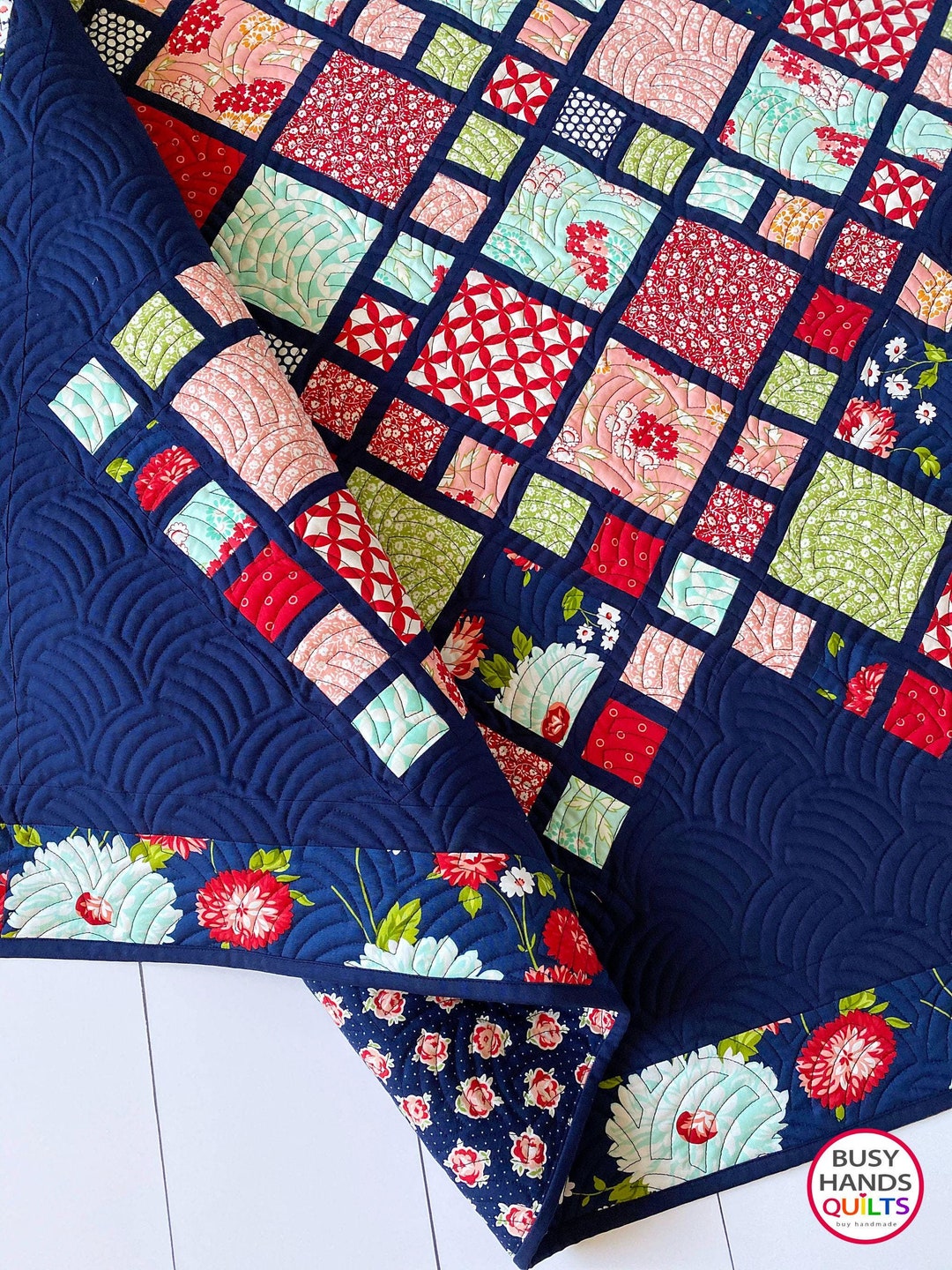 4 Sizes A Scrappy Life Quilt Pattern, PDF DIGITAL Download, Throw Twin ...