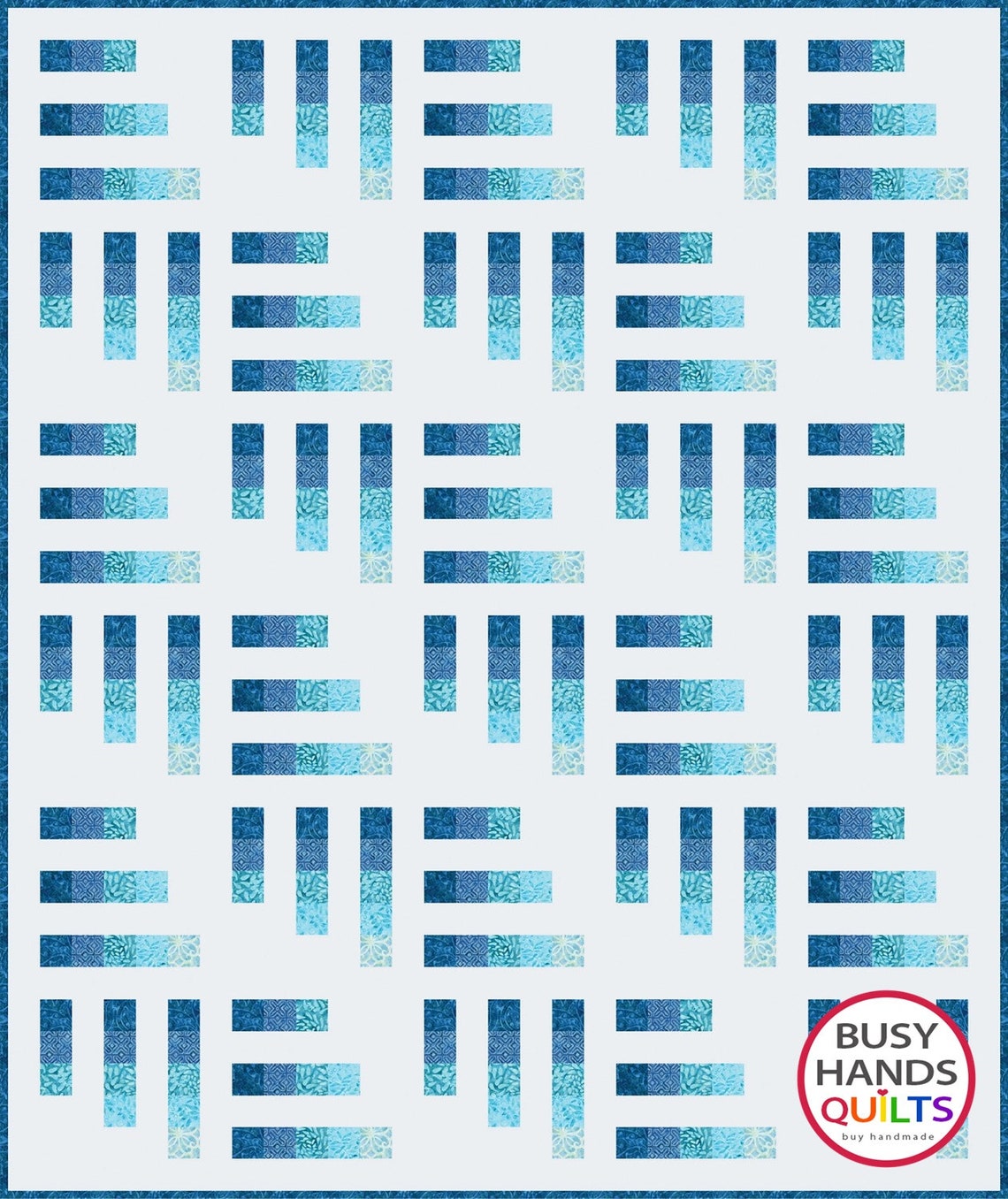 5 Sizes Good Morning Quilt Pattern, PDF DIGITAL DOWNLOAD, Jelly Roll ...