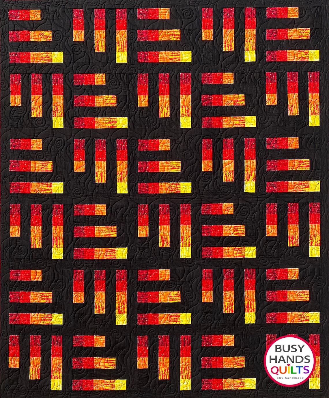 5 Sizes Good Morning Quilt Pattern PRINTED, Jelly Roll Strips, Quick ...