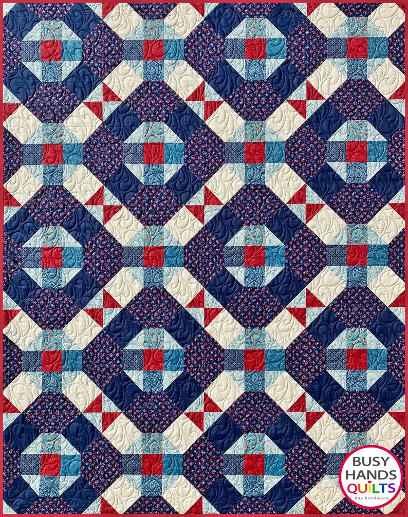 6 Sizes Nantucket Quilt Pattern PRINTED Easy Quilt Patterns - Etsy