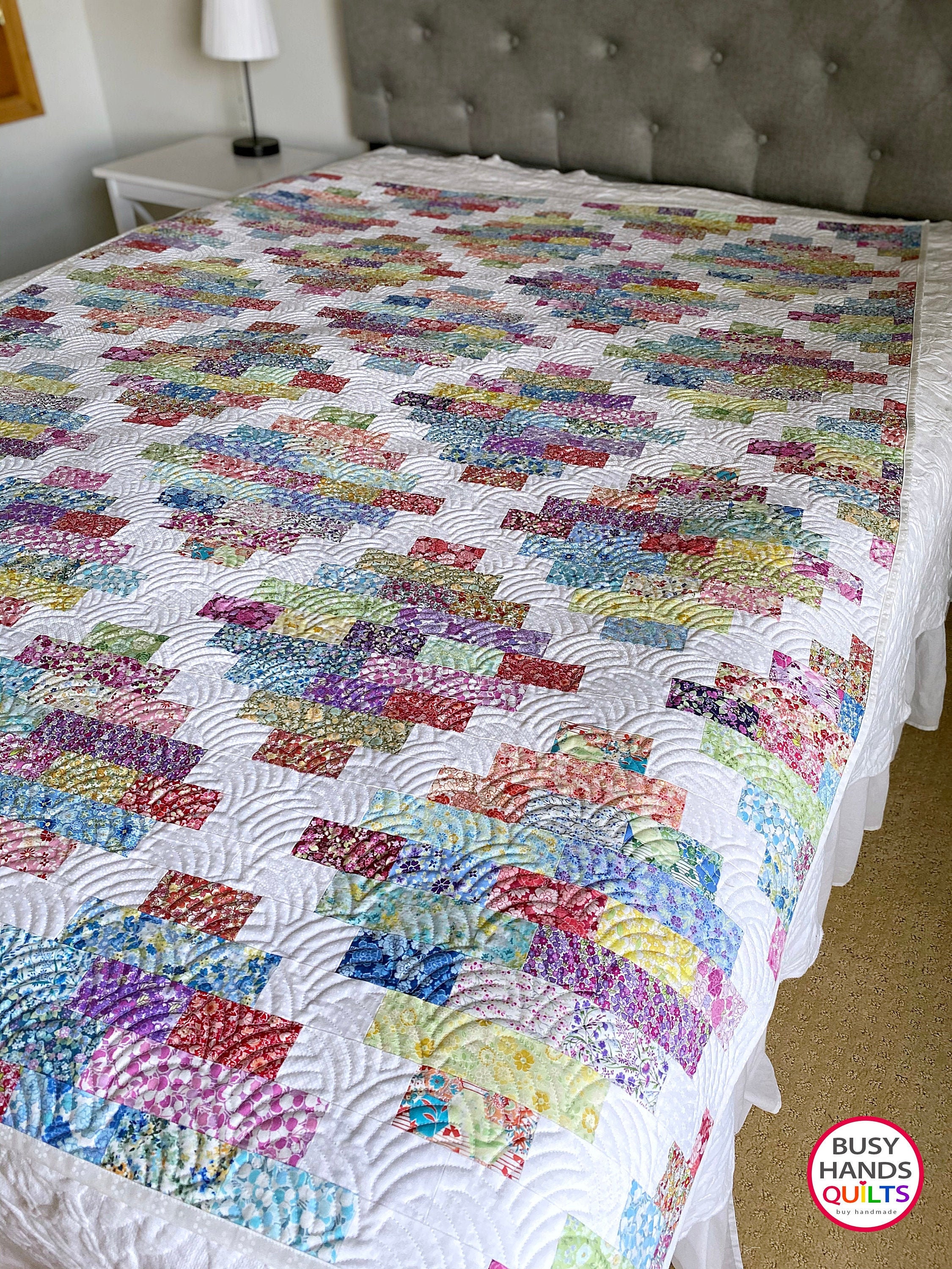 4 Sizes Hampton Court Quilt Pattern, PDF DIGITAL Download, Throw Twin ...