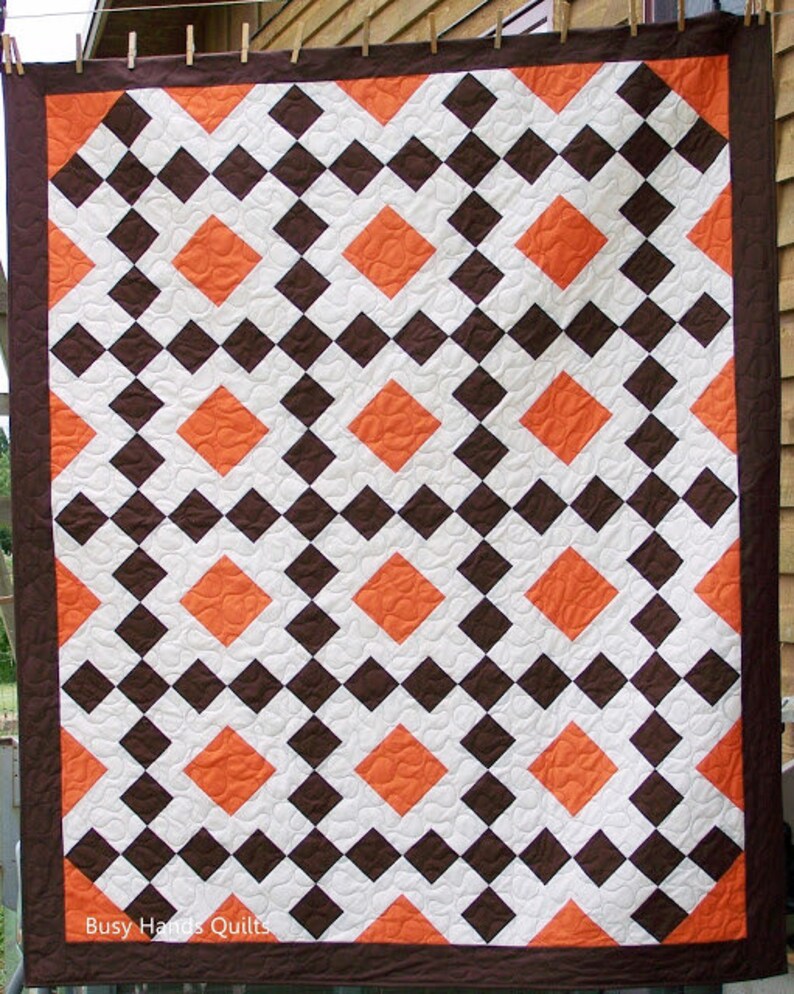 6 Sizes Granny's Square Patch Quilt Pattern PRINTED, 6 Sizes Baby Lap ...