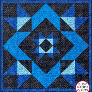 4 Sizes Giant Star Quilt Pattern PDF DIGITAL DOWNLOAD, Quick and Easy ...