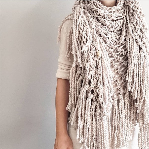 Fringe Scarf Pattern - Etsy