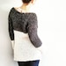 Knitting Pattern for the Two Tone Tunic - Sweater Knit Pattern ...