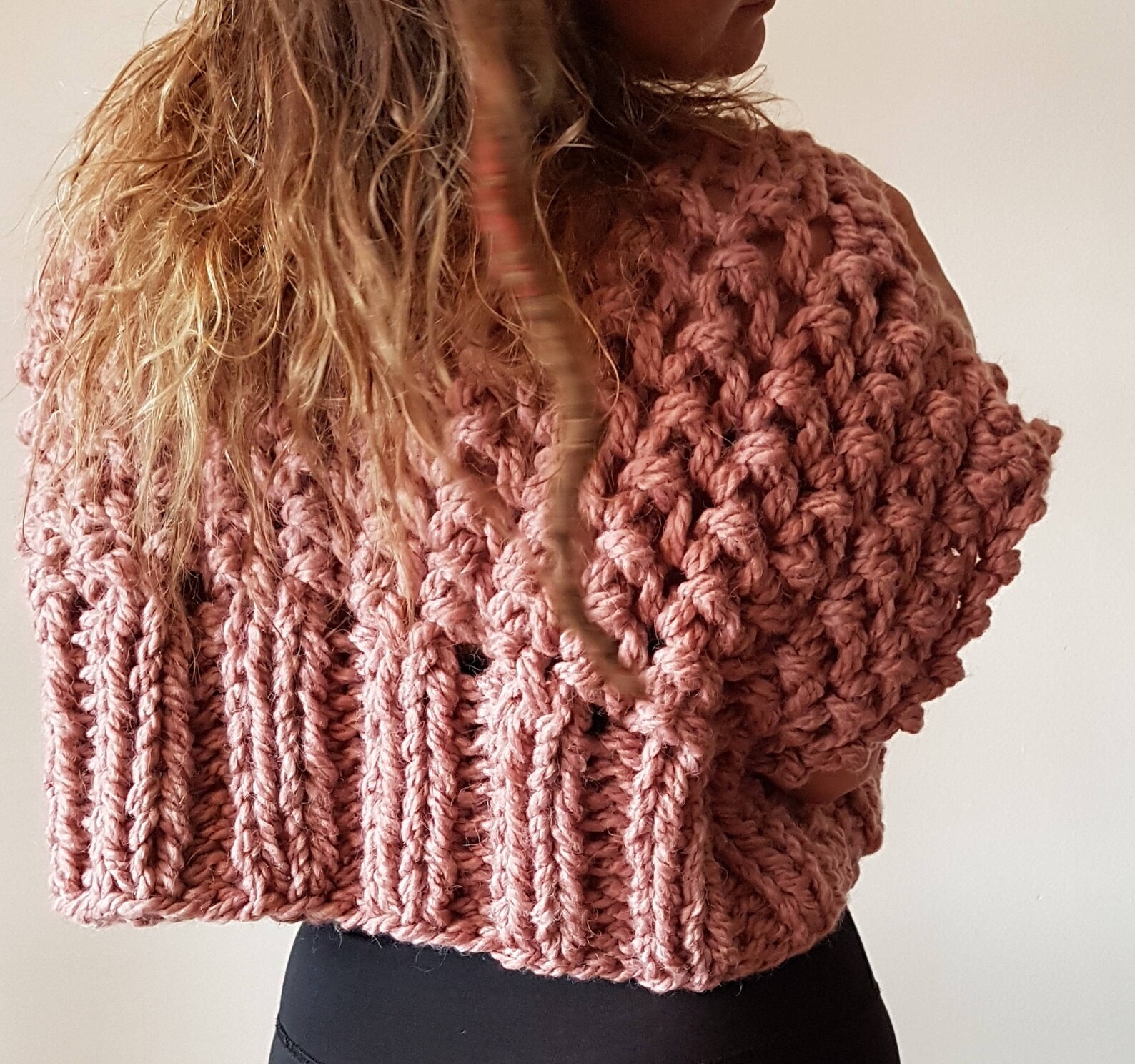 Rustik Bomber Top Knit Sweater Chunky Knit Top Knit Vest - Etsy