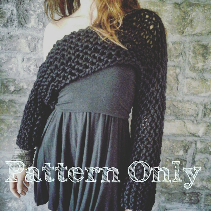 Knit Shrug Pattern - Etsy