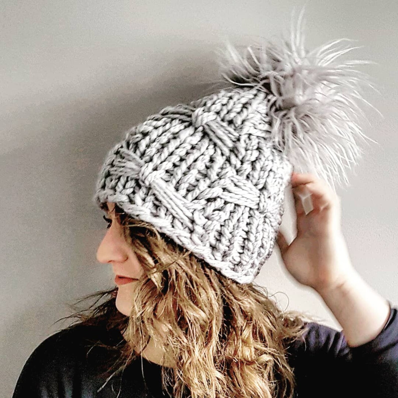 Tdot Toque Knitting Pattern Knit Hat Pattern Chunky Hat | Etsy