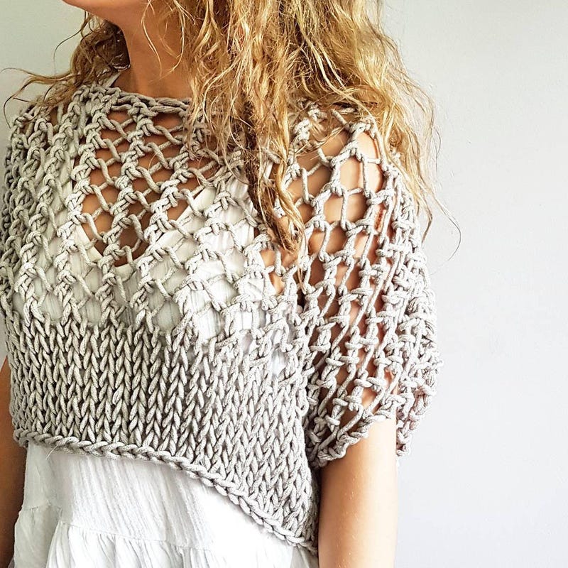 Chunky Knit Tube Top - Etsy UK