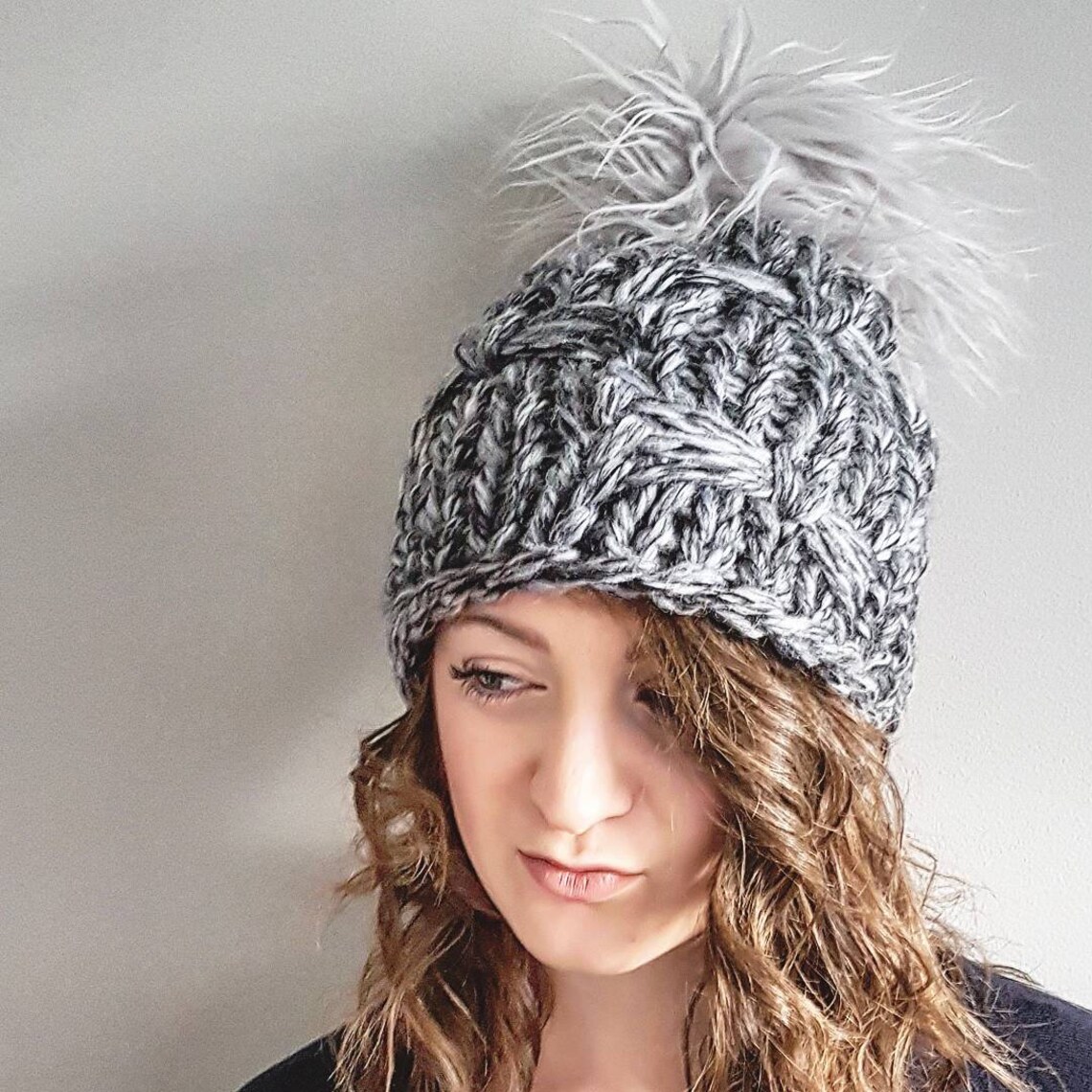 Tdot Toque Knitting Pattern - Knit Hat Pattern, Chunky Hat Knitting ...