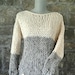 Knitting Pattern for the Two Tone Tunic - Sweater Knit Pattern ...