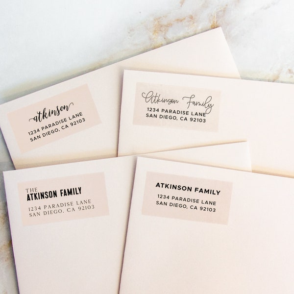 Address Label - Etsy