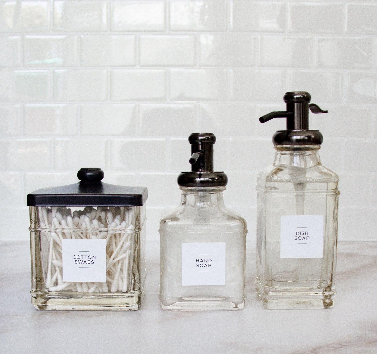 Minimalist Modern Kitchen Bath and Utility Labels | Etsy