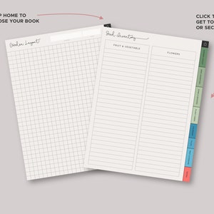 Digital Succulent Air Plant Garden Journal • Garden & Yard Planning ...