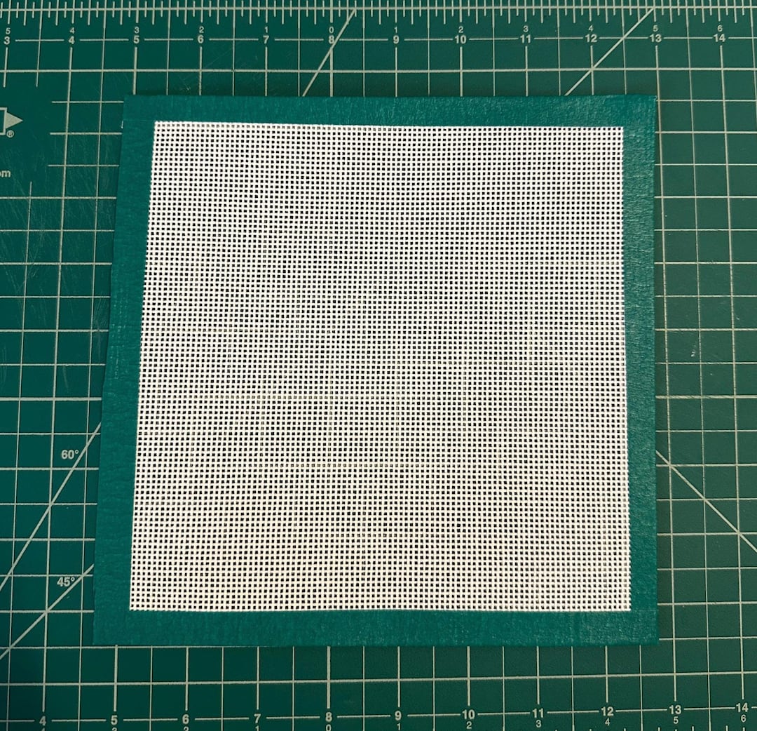 Pre-cut 13 & 18 Mesh Blank Zweigart Mono Needlepoint Canvas in White - Etsy